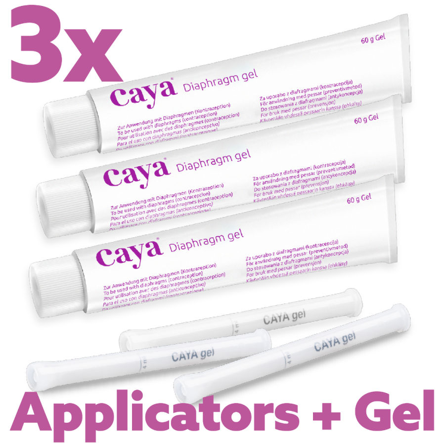 Pack of 3x Caya Gel + 3x applicators